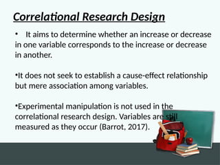 Research Design in Teaching Practical Research 2 | PPTX