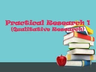 Research Design in Teaching Practical Research 1 and Practical Research ...