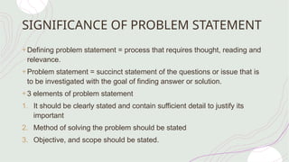 researxcg process and research design part 2 | PPT