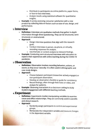 Research design is the overall strategy that researchers use to ...