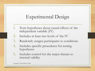 research design.pptSkilled in Research Designs & Methods | PPT