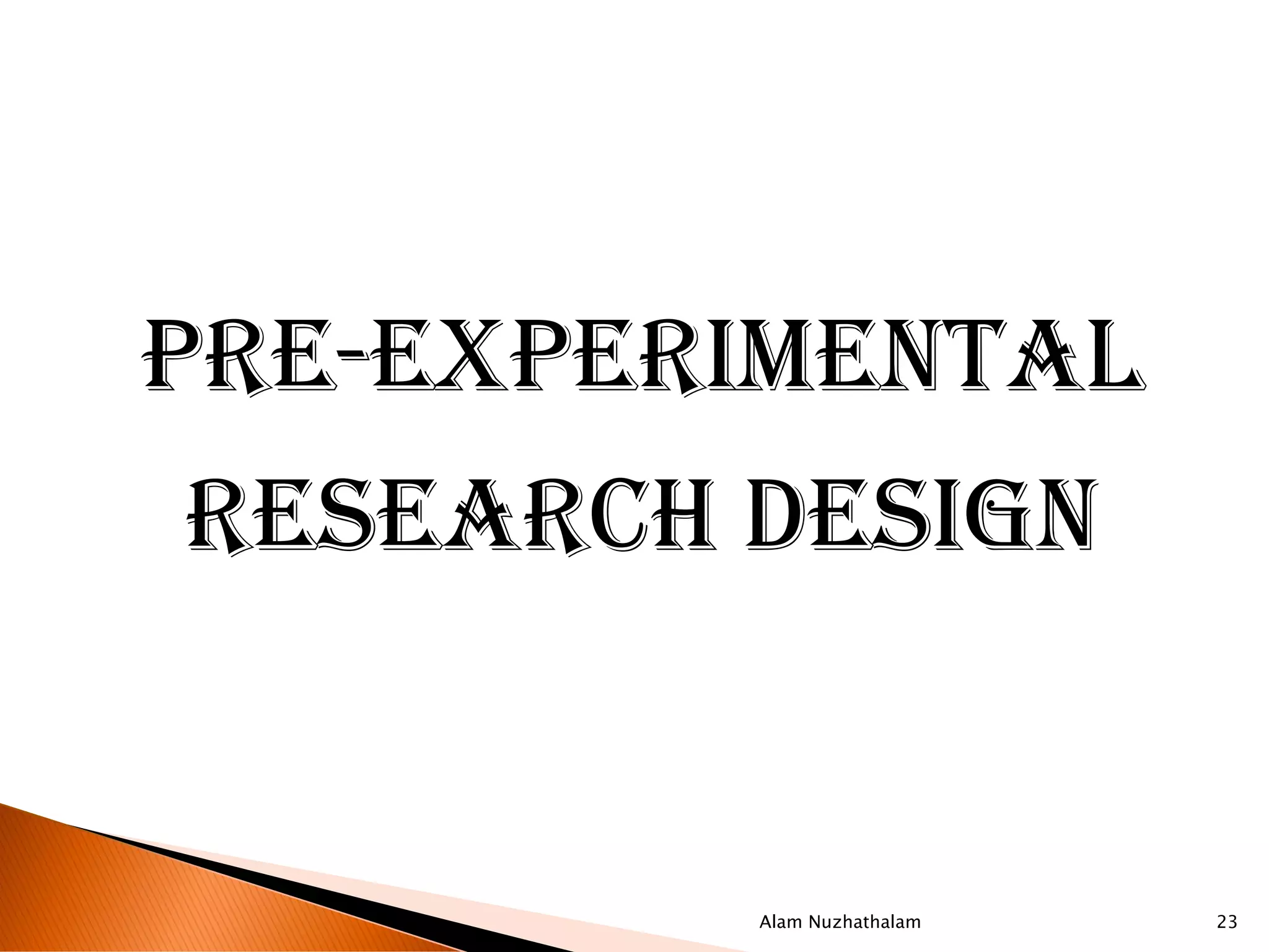 Research Design (Research Types, Quantitative Research Design and ...