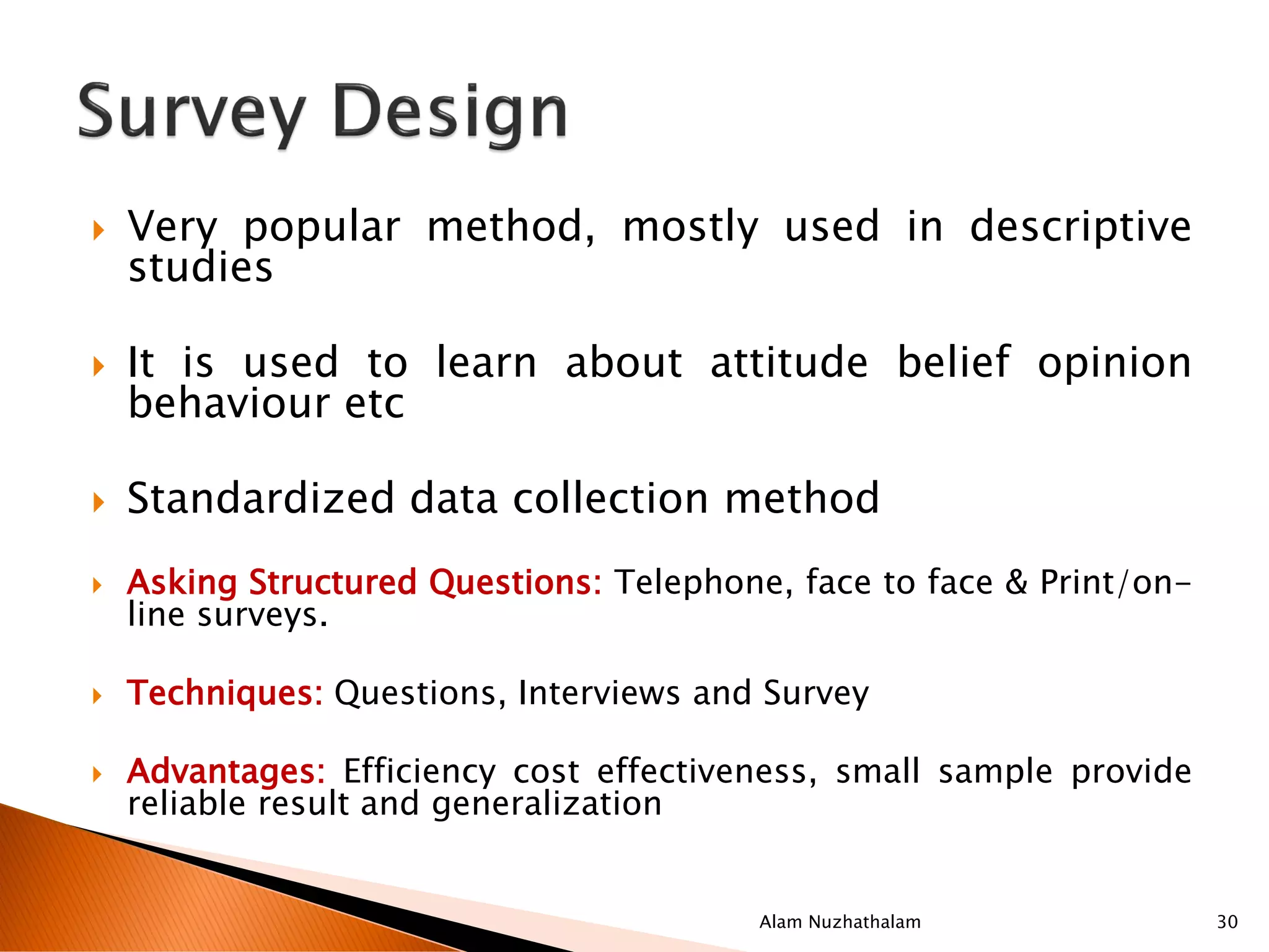 Research Design (Research Types, Quantitative Research Design and ...