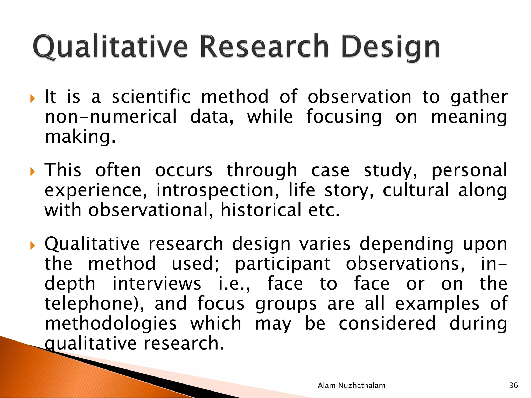 Research Design (Research Types, Quantitative Research Design and ...