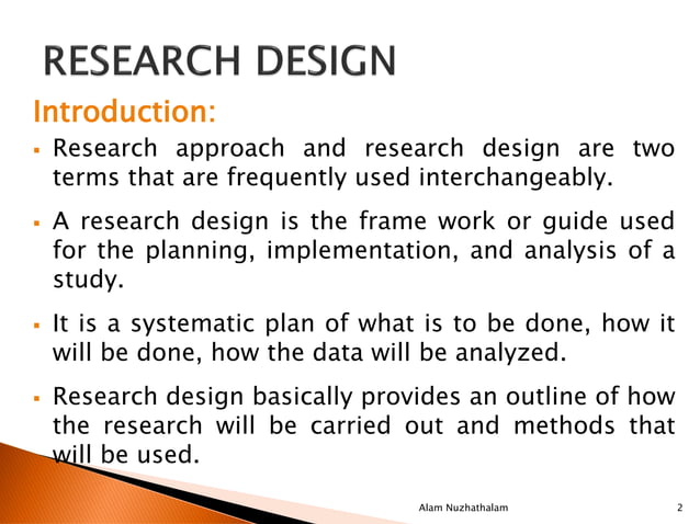 Research Design (Research Types, Quantitative Research Design and ...