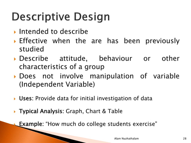 Research Design (Research Types, Quantitative Research Design and ...