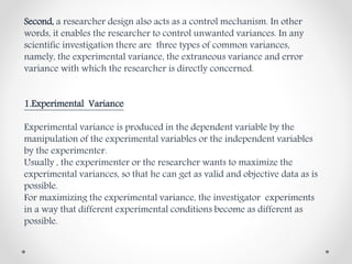 Research Design | PPTX | Science