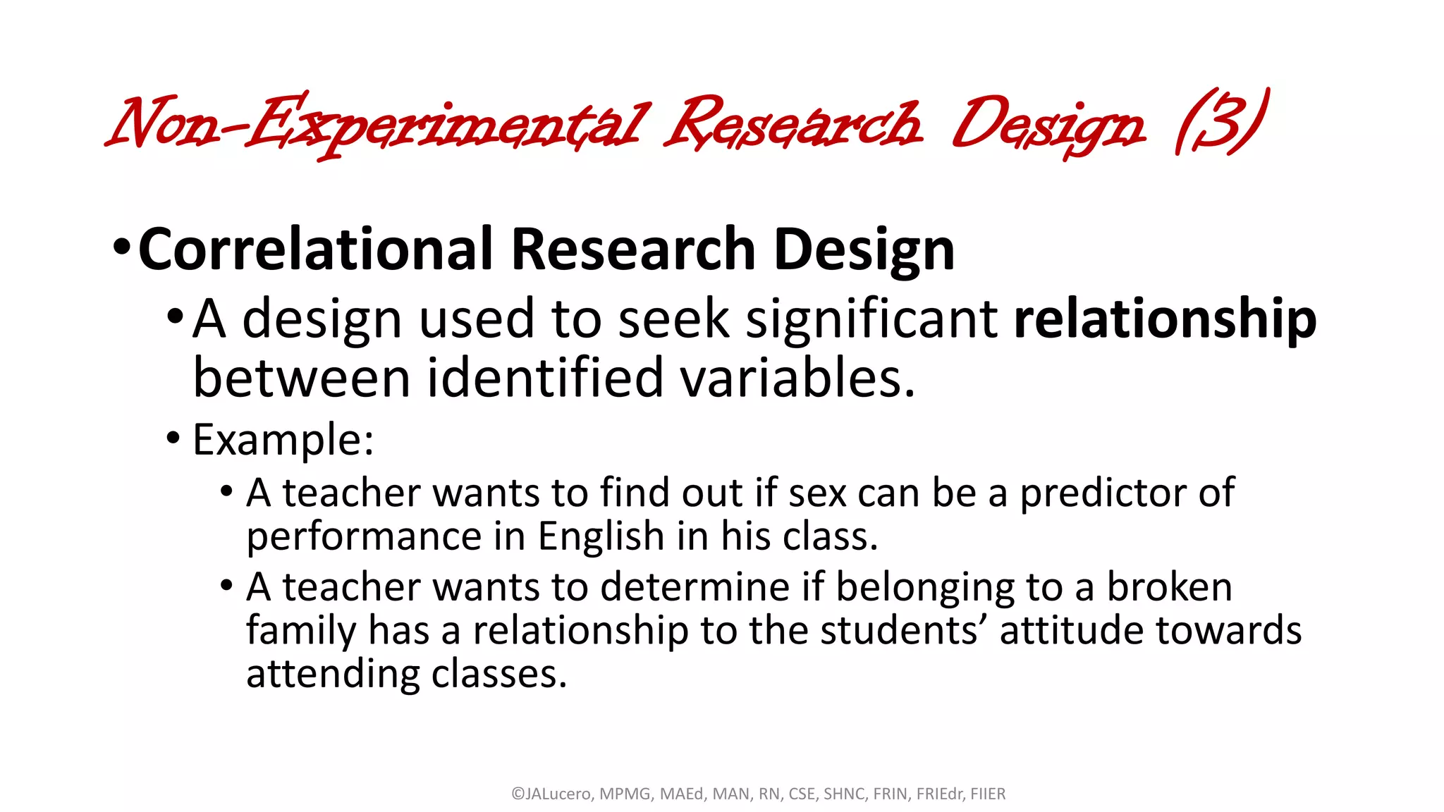 Quantitative Research Design | PDF
