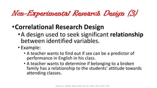 Quantitative Research Design | PDF