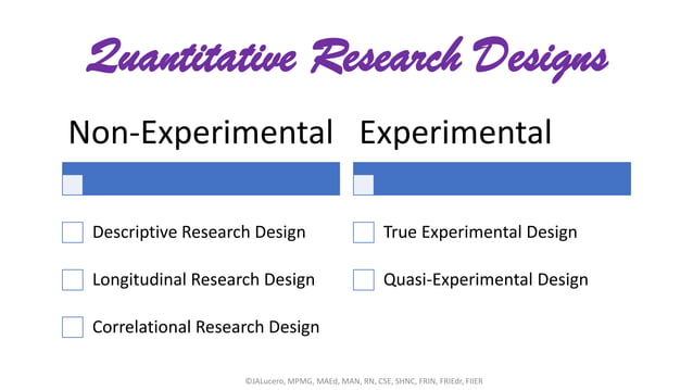 Quantitative Research Design | PDF