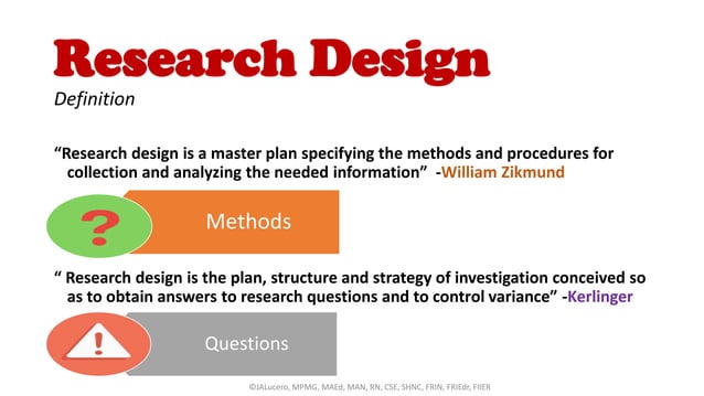 Quantitative Research Design | PPT