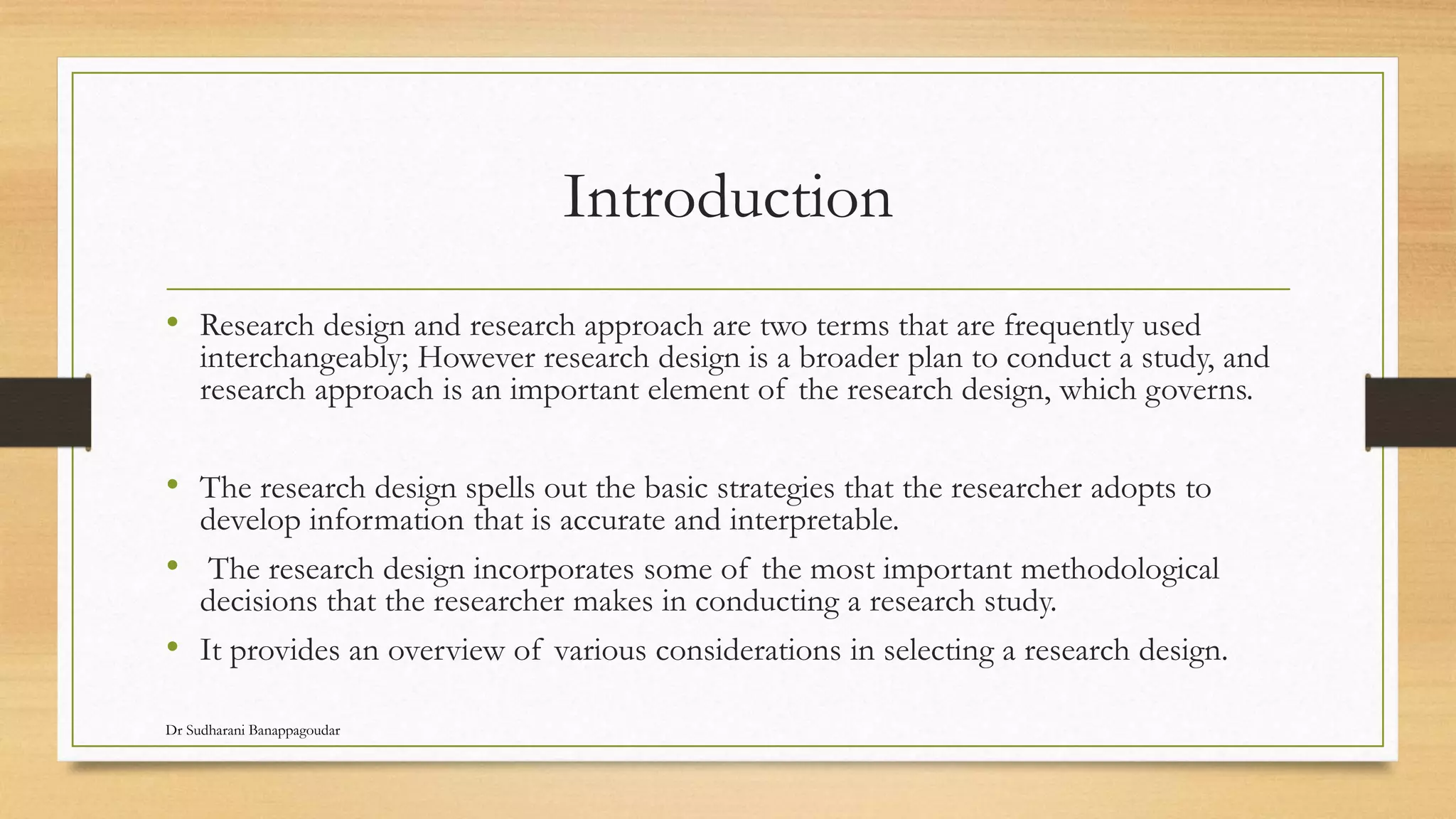 Research design and approachs | PPT