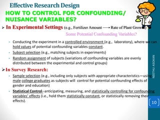 Research design and experimentation | PPT