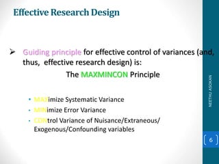 Research design and experimentation | PPT