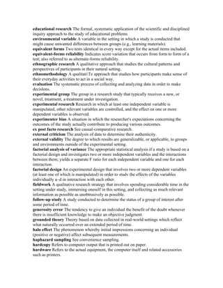 Research Design and Methodology, Dr. W.A. Kritsonis | DOC