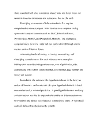 Research design and methods | DOC