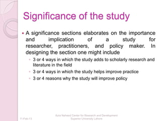 Research design and Proposal Writing | PPTX