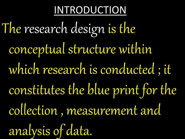 Research Design and Types of Research Design Arun Joseph MPhil ppt | PPTX