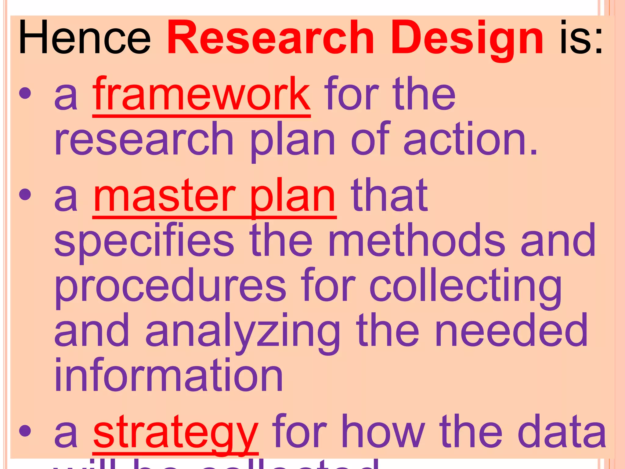 Research design and types of research design final ppt | PPT