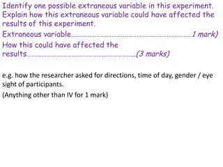 Research design, laboratory experiment | PPTX