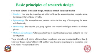 Research design andmethods | PPTX