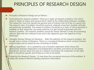 What is a Research design and its types | PPTX