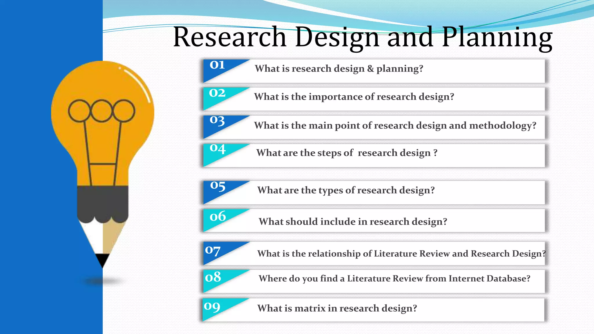 Research Design Planning | PPTX