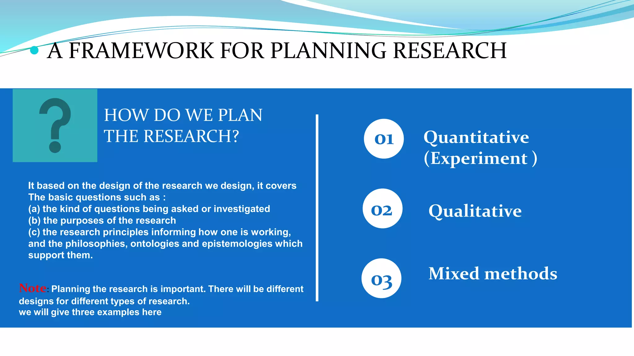 Research Design Planning | PPTX