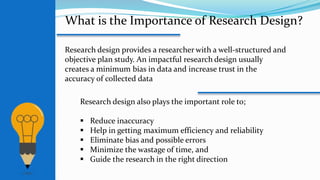 Research Design Planning | PPTX