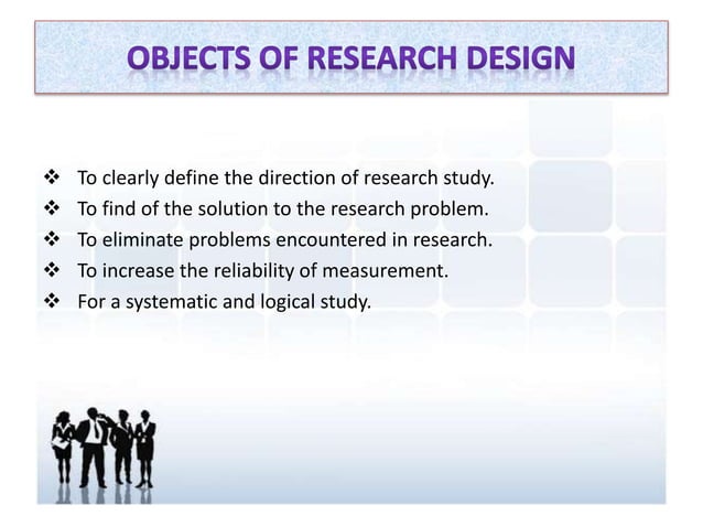 Research design : The Blue print of the Research | PPTX