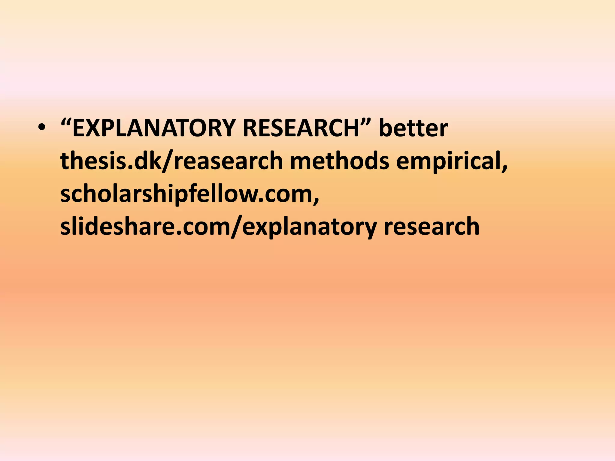 Research design ppt (1) | PPTX