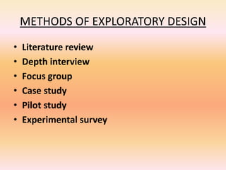 Research design ppt (1) | PPTX