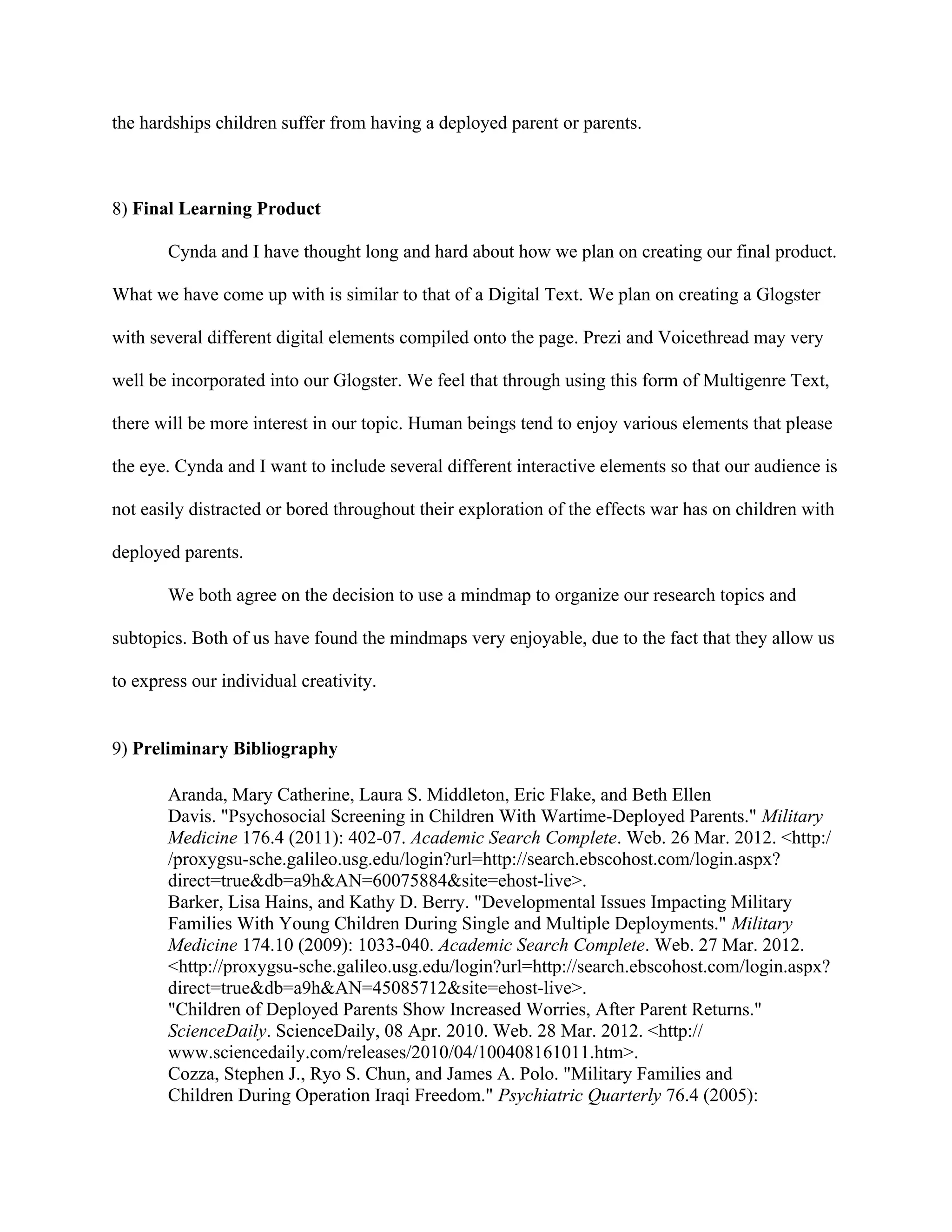 Research Design Proposal Lester 2012 | PDF