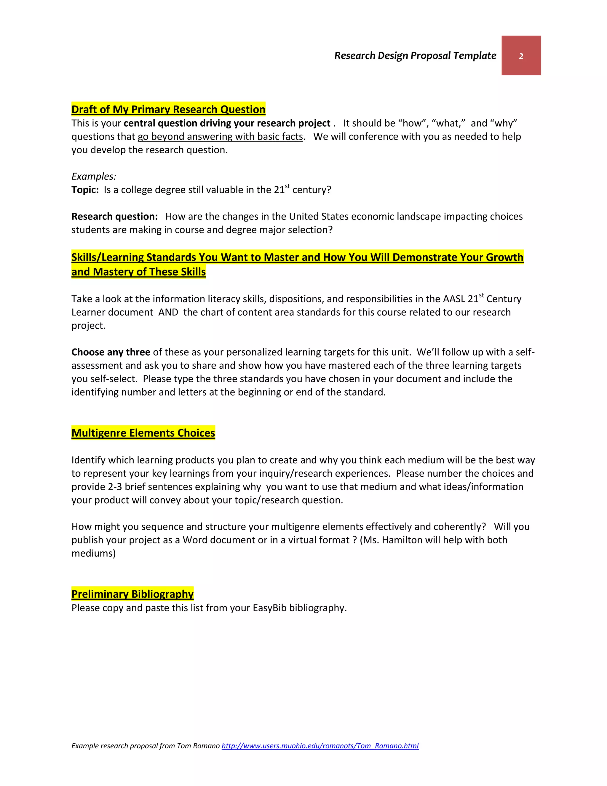 Research Design Proposal Template October 22 2014 (Final Version) Rust ...