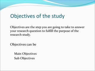 Research design & proposal writing | PPT