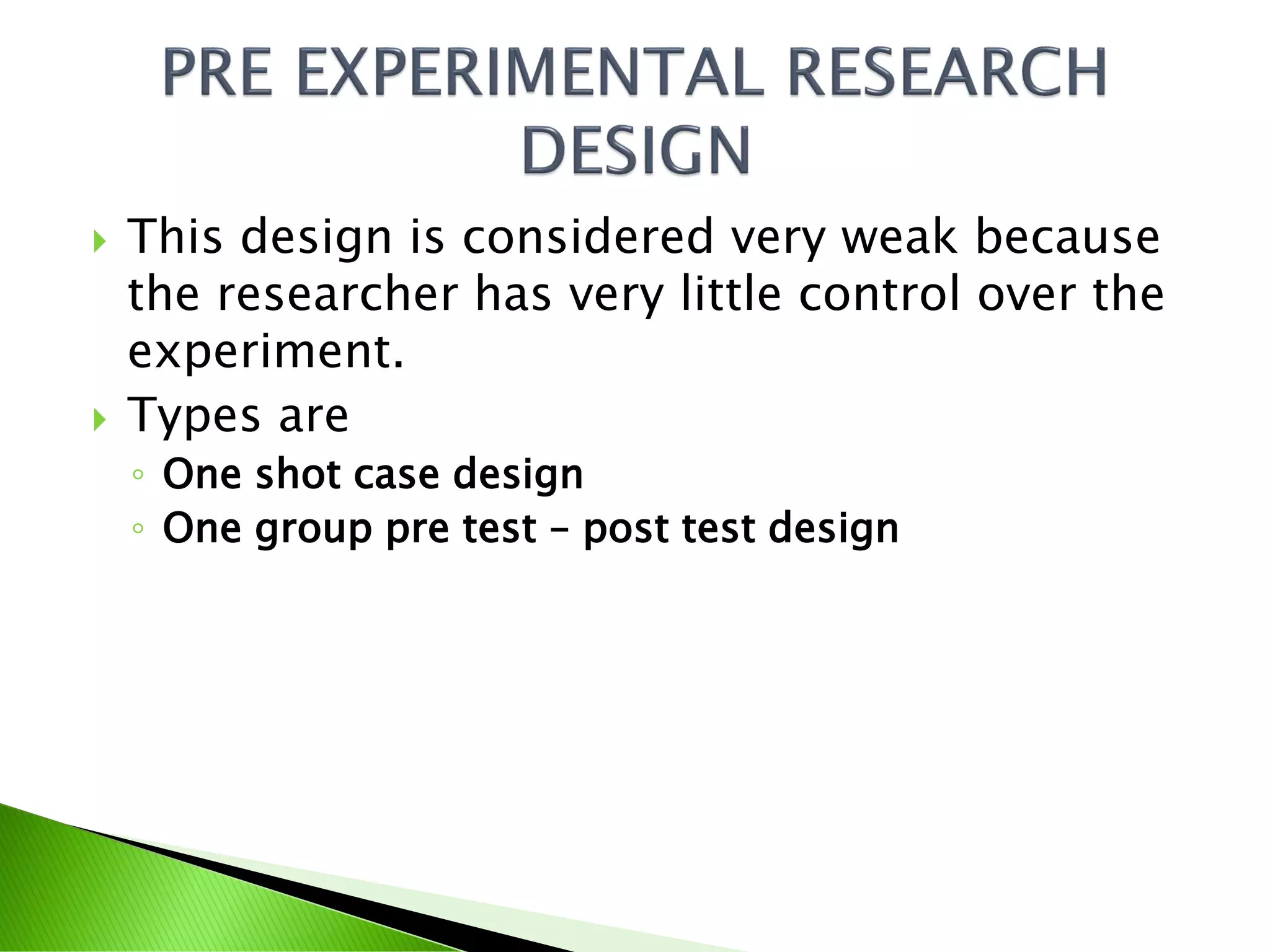 Quantitative Research designs | PDF