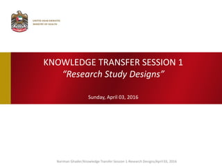 Research designs(03 04-2016) | PDF