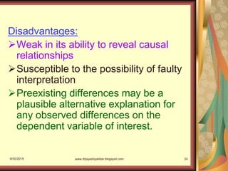 Research designs for quantitative studies ppt | PDF