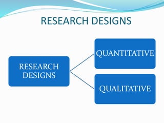 Research designs in nursing | PPT
