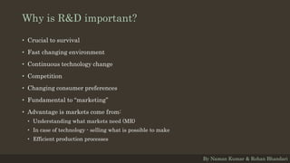 Research & Development - Major Organisations of India , R&D Importance ...