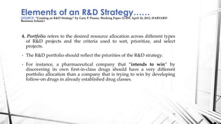 Research & development strategies across different industries | PPT
