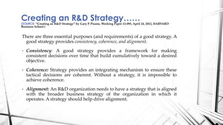 Research & development strategies across different industries | PPT