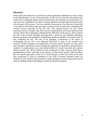 Research Dilemmas Paradigms, Methods and Methodology | PDF