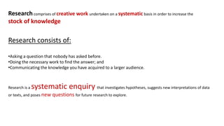 Research,documentation and Analysis | PDF