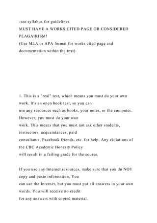 RESEARCHED ARGUMENT ESSAY GUIDELINES (Based on Tom Regan’.docx