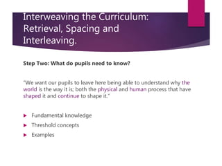 ResearchEd Interweaving | PPT