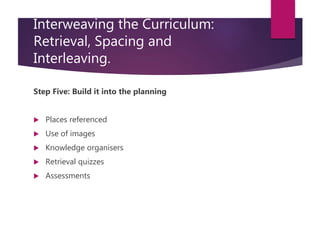 ResearchEd Interweaving | PPT