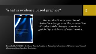 The indirect role of research evidence in evidence-based practice | PPT