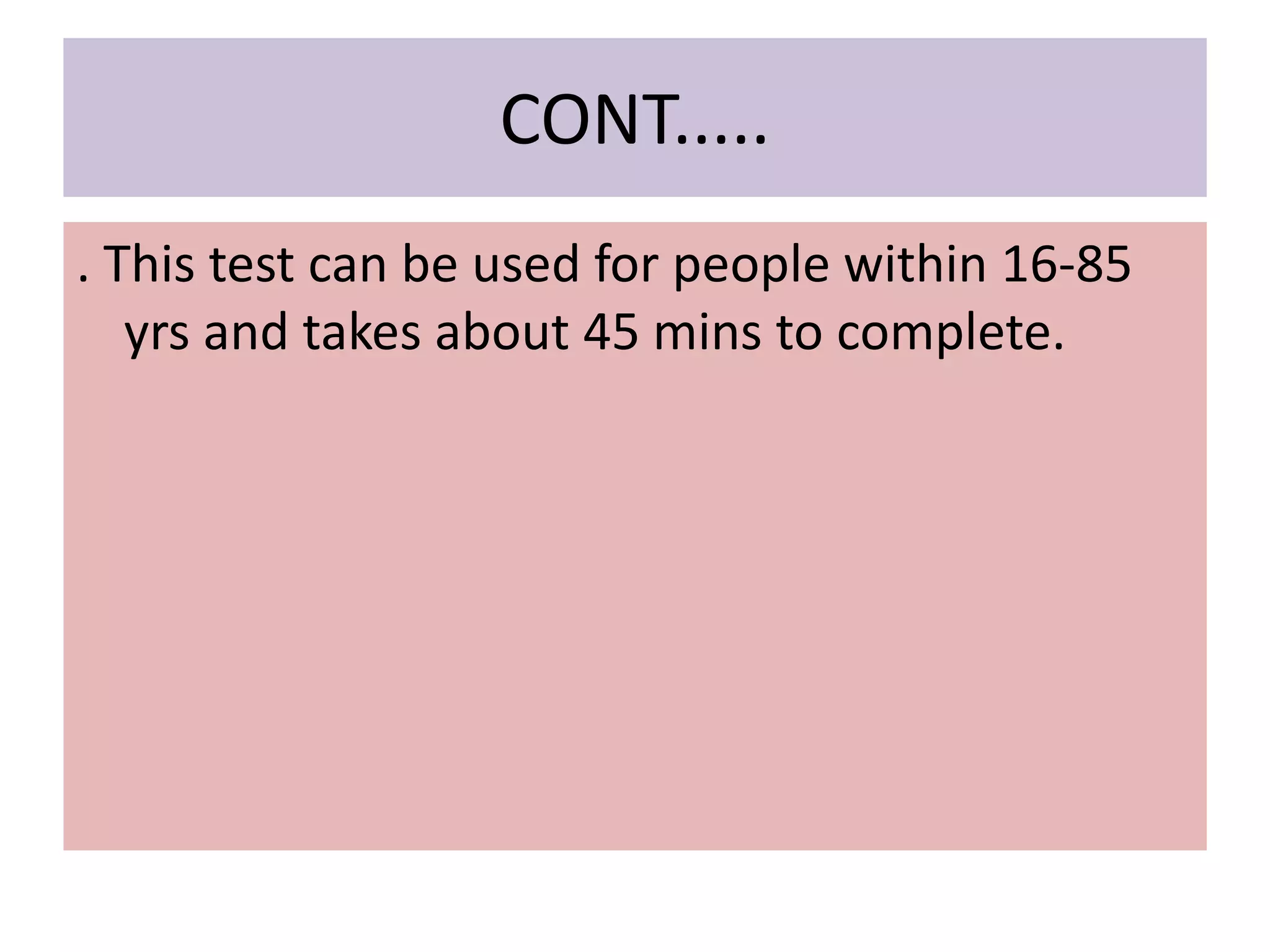 Edward personal preference scales | PPTX