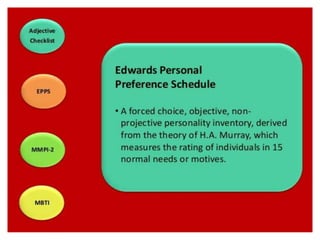 Edward personal preference scales | PPTX